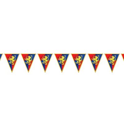 Medieval Pennant Banner With Royal Lion Design For Castle Party ...