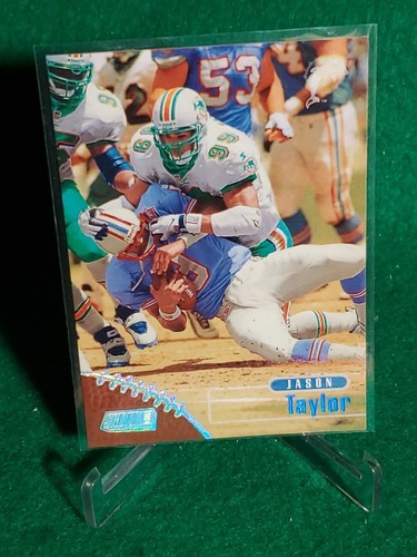 1998 Topps Stadium Club Card #69 Jason Taylor Miami Dolphins HOF Akron ...