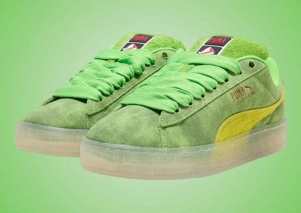 PUMA x GHOSTBUSTERS Suede XL Slimer | Men Sizes 7 - 14 | 399606-01 | eBay