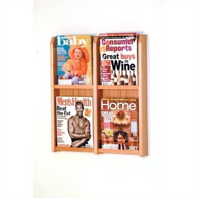 Wooden Mallet Magazine wall Display in Light Oak | eBay