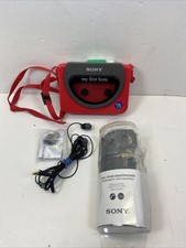 Vintage My First Sony Walkman Cassette Player Wm-3300 & Headphones ...