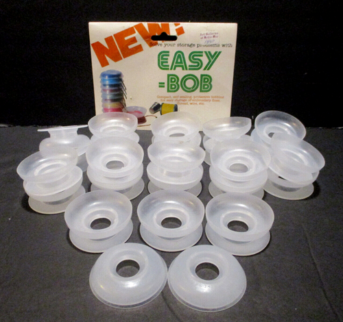 25 Flexible EASY EZ BOB bobbins for storage of embroidery floss, thread ...