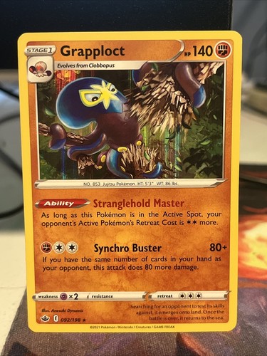 Grapploct • 92/198 Rare Holo NM Pokemon Card TCG | eBay