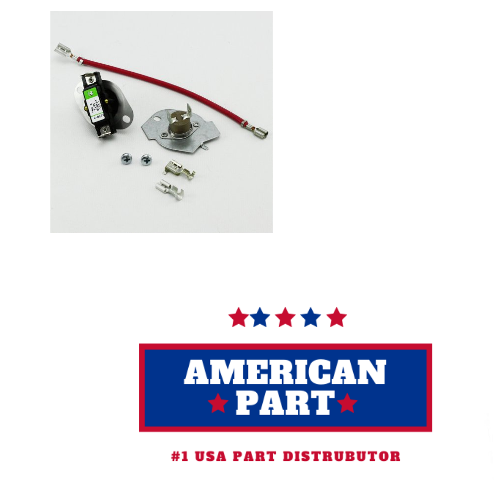 For Whirlpool Kenmore Dryer Thermostat Thermal Fuse Kit PM-3399848 PM ...