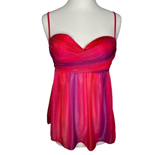 Victoria's Secret Sexy Little Things Y2K Red Pink Purple Babydoll ...