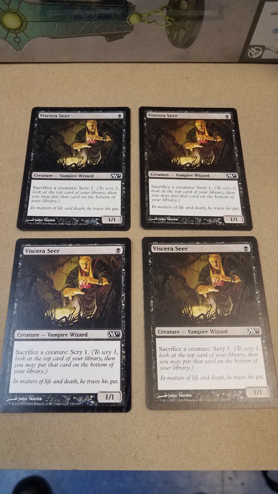 4 Viscera Seer - Magic the Gathering MTG M11 2011 Core x4 4x Playset | eBay