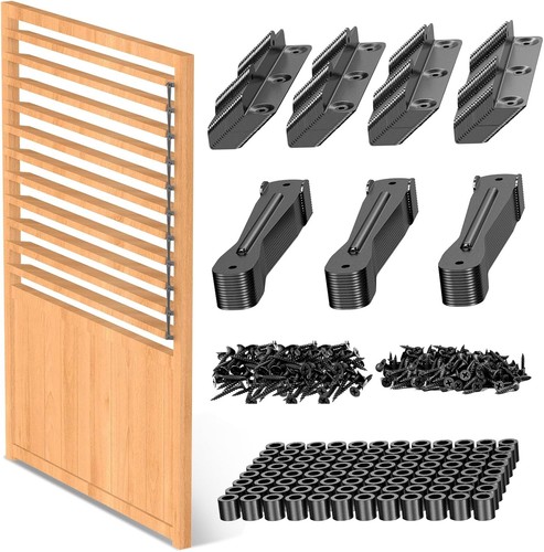 Louver Hardware Kit Deck Sunblind System Brackets DIY Fence Shutters ...