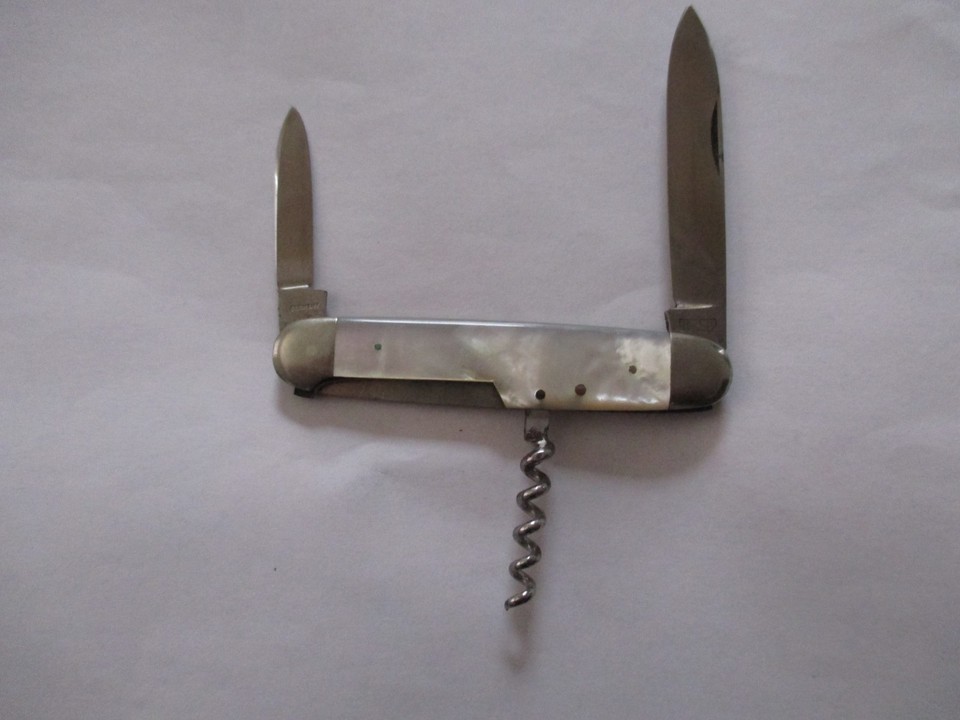 MANN E BRUCKMANN Bartenders Knife Made in Solingen Germany MOP Exc ...