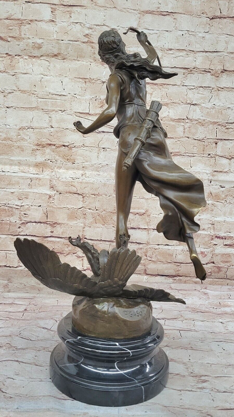 Fine Classic Art Diana The Huntress Bronze Statue Mythical Figure ...