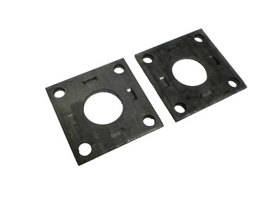 2- 2000# Trailer Axle Brake Backing Plate Mount Flange 1-1/2" center ...