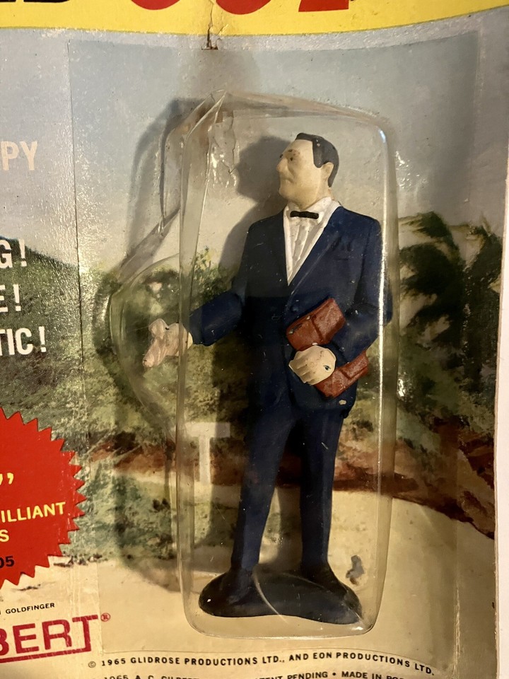 1966 Gilbert-M : Bonds brilliant boss 007 action figure IN ORIGINAL ...