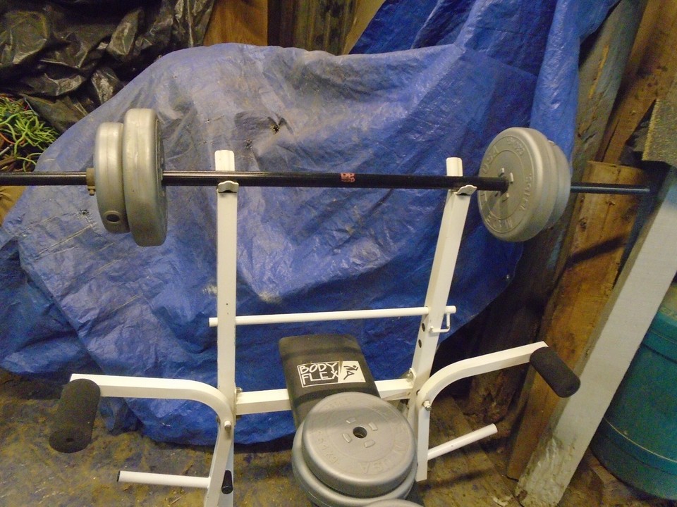 Vintage DP Fit For Life Weight Bench with weights | eBay