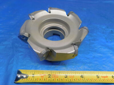 ISCAR 4" O.D. FACE MILL FSYD4.0-07-1.50-R07 1 1/2 PILOT 5/8 KEY 7 FL ...