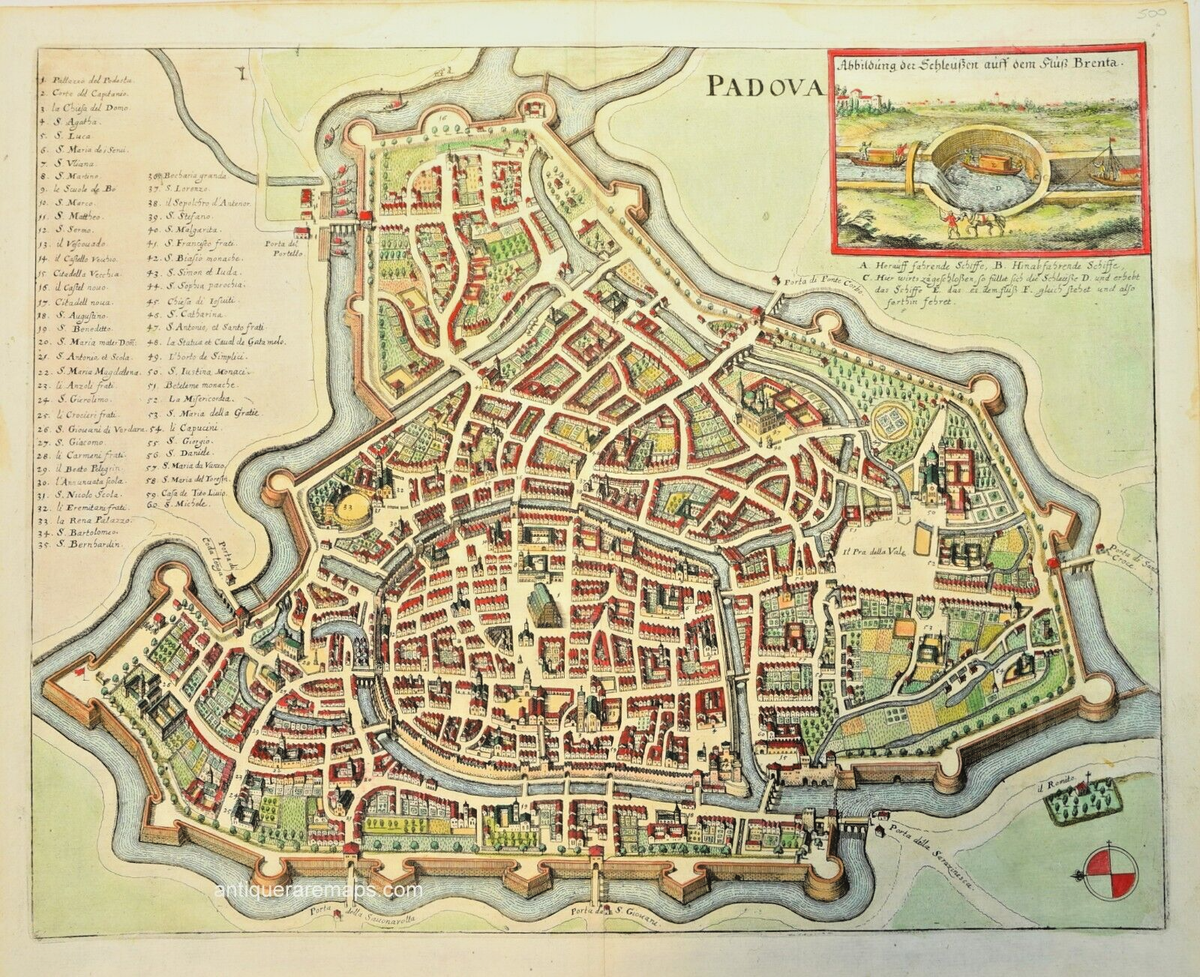 Padua Mapa Argentina Español: Mapa De Merlo En 1870. 1870 340 San
