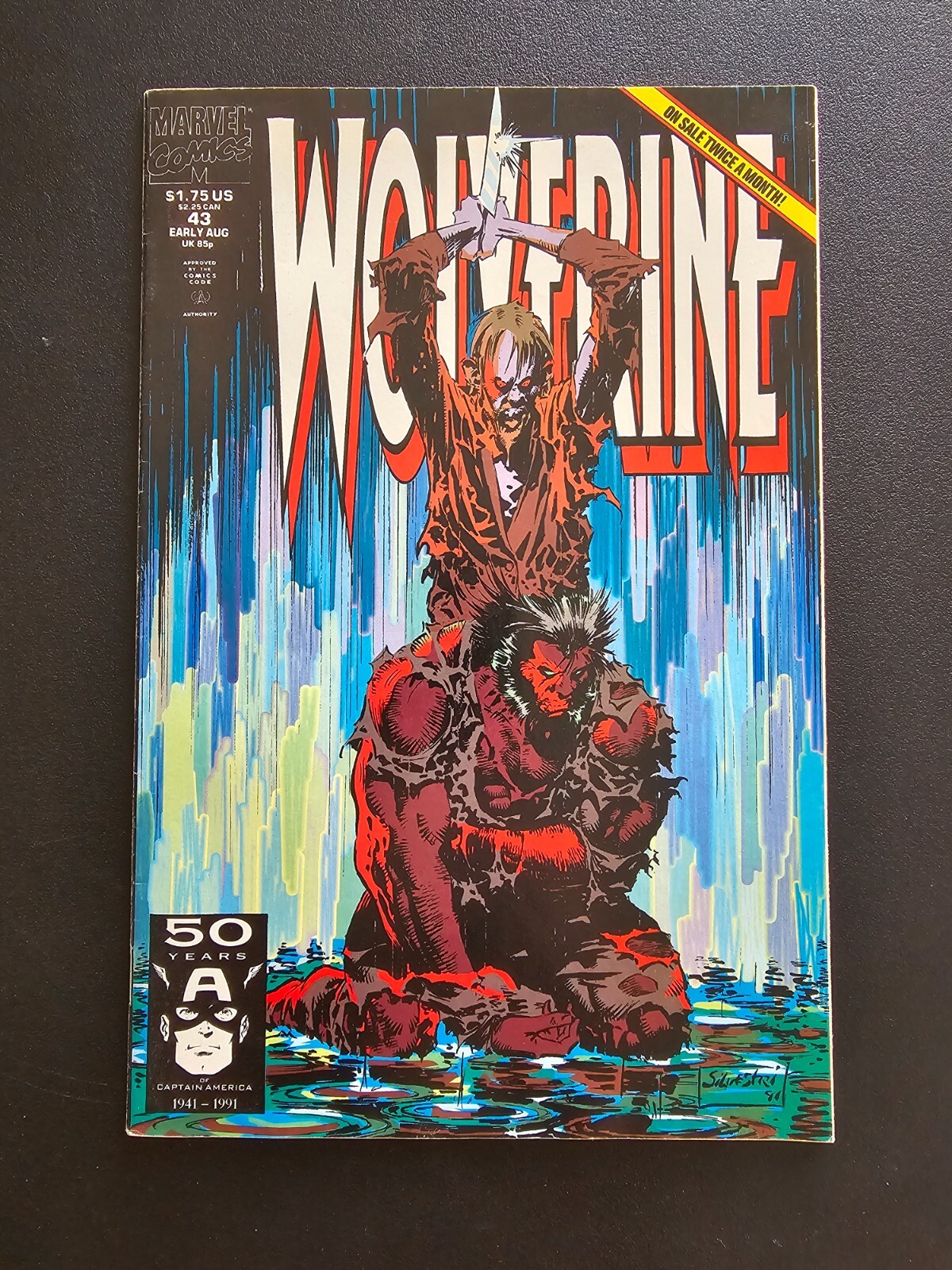 Marvel Comics Wolverine #43 August 1991 Marc Silvestri Cover (a) | eBay