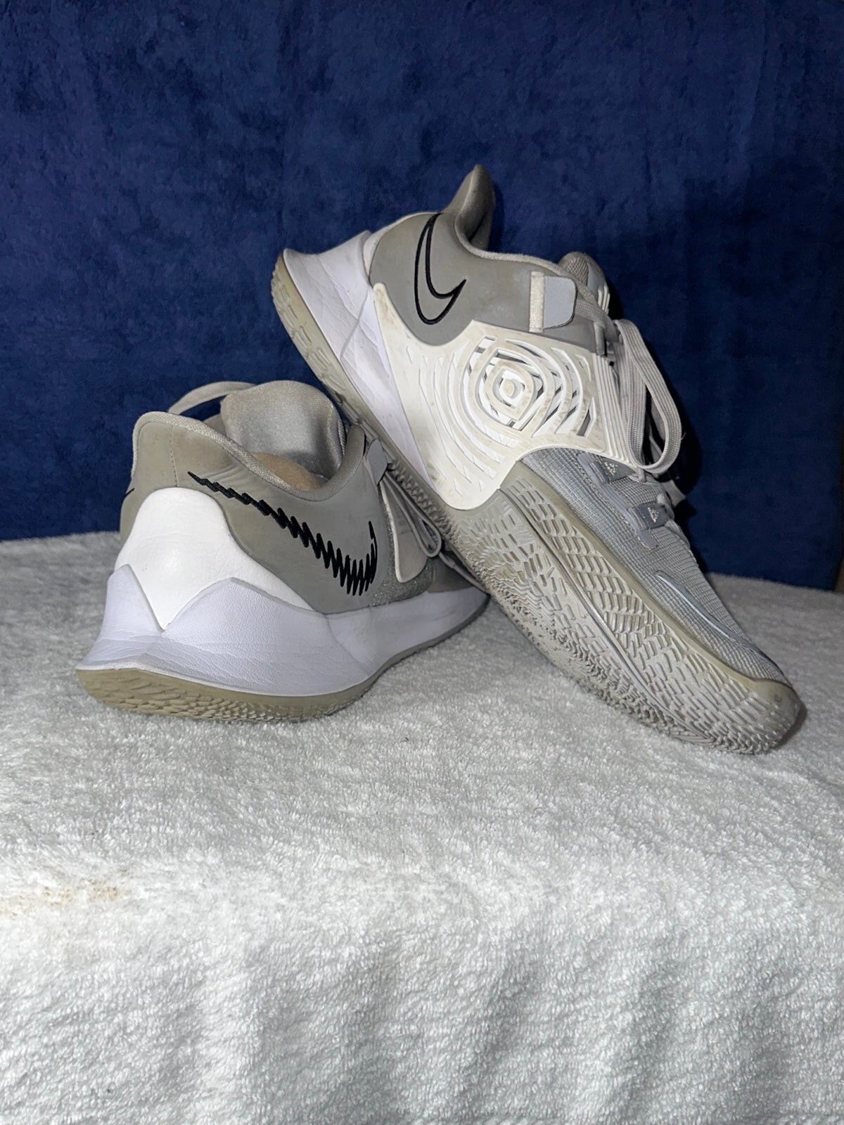 Gray Nike Kyrie basketball shoes | eBay