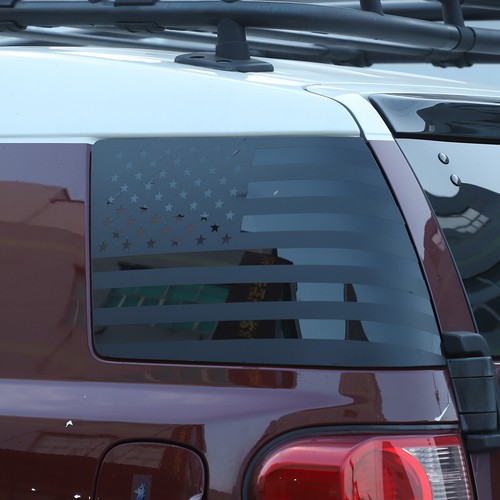 Fit For Toyota FJ Cruiser 2007-2014 American flag Rear side window ...