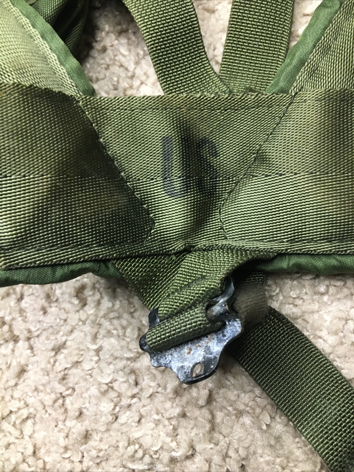 Vintage ITW Nexus NX1 Nylon Heavy Duty Military Belt w/ Shoulder Straps ...