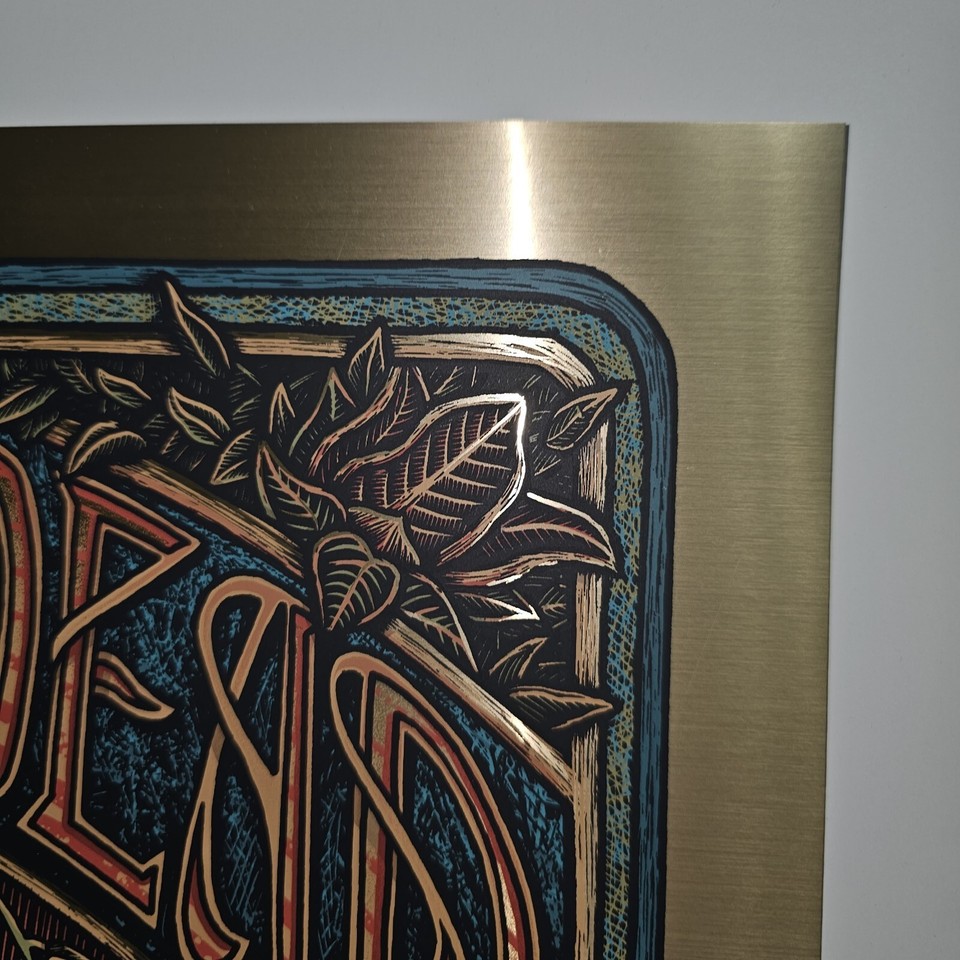 Grateful Dead Luke Martin Jack Straw FOIL VARIANT Art Print Poster ...