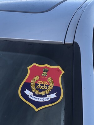 Punjab Police Sticker Love Punjab Car Sticker Punjabi Car Sticker For ...