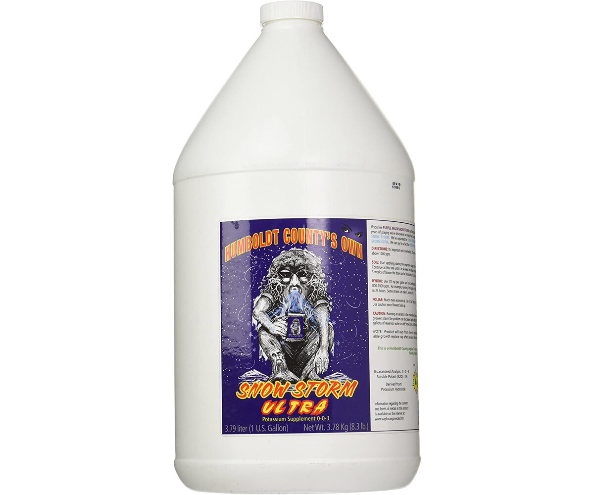 Humboldt County's Own Snow Storm Ultra 1 Gallon - plant growth nutrient ...