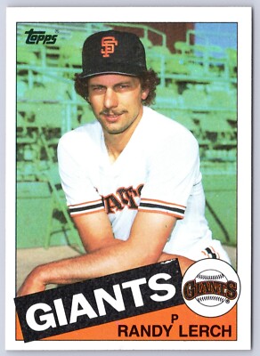 RANDY LERCH 1985 TOPPS 85 NO 103 NRMINT+ 33001 | eBay