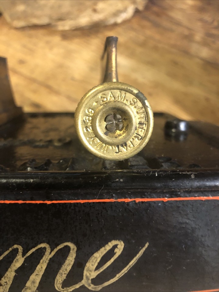 ANTIQUE 1889 VINTAGE PATENT GAME No 20 SAD IRON HEATER SAM S. UTTER NEW ...