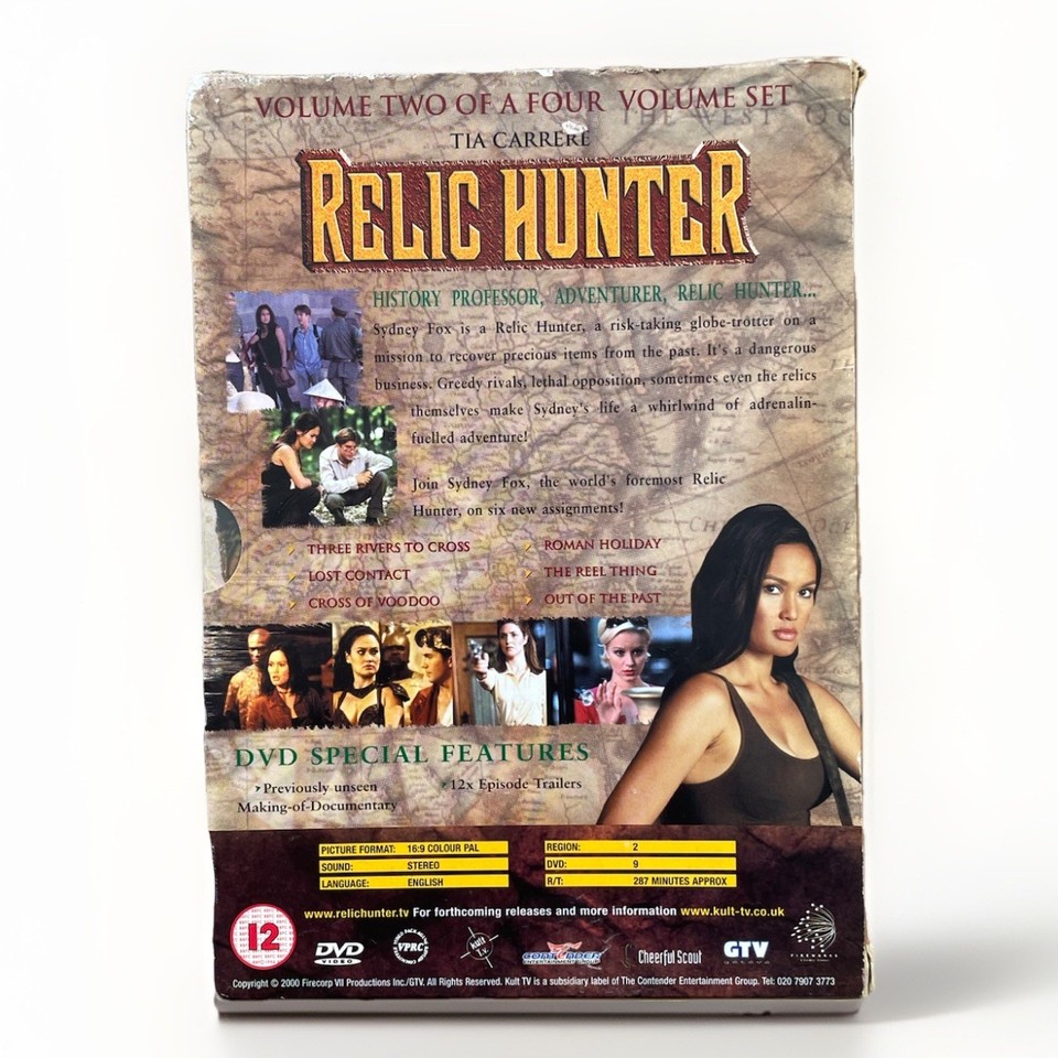 Relic Hunter DVD Double Pack Vol 2 Tia Carrere Adventure Action Series ...