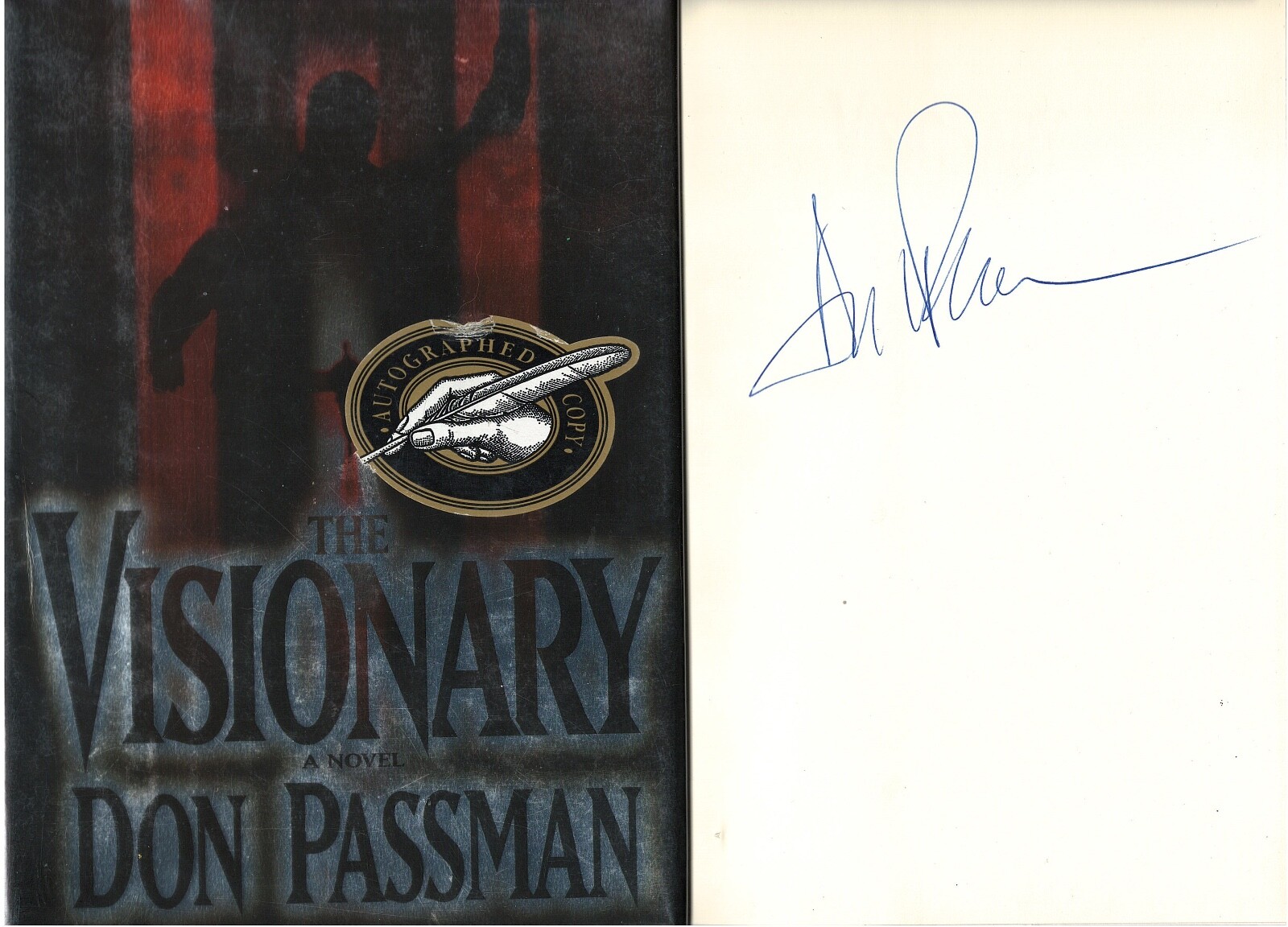 THE VISIONARY - DON PASSMAN - SIGNED 1ST/1ST 9780446521598| eBay