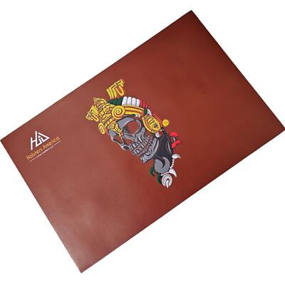 Custom Pistol LEATHER GUN CLEANING MAT Colt, Glock, handguns measure 11 ...