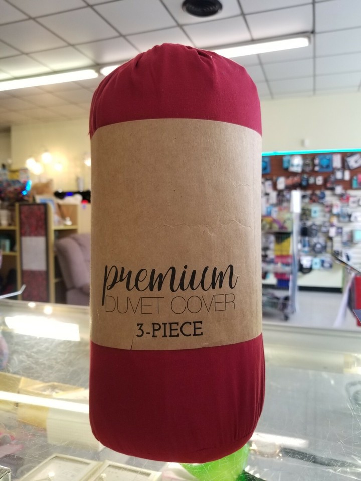 Home Collection Ultra Soft Solid Color Pattern 3 Piece Duvet Cover Set ...