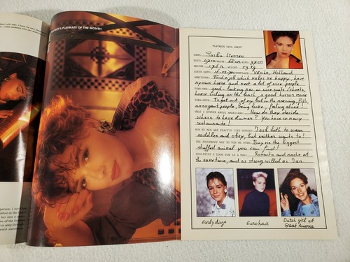 Playboy Magazine Back Issue June 1991 ~ Playmate Saskia Linssen Lisa ...