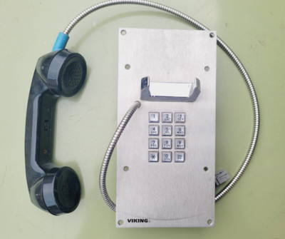 Viking HAC K-1900-8 Steel Panel Hotline Phone Armored Cable 259680A ...