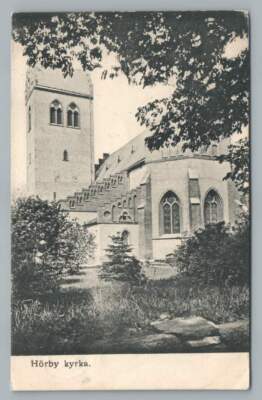 Kyrka Church HORBY Sweden Antique Sverige Horby Stamp Cover to Portland ...