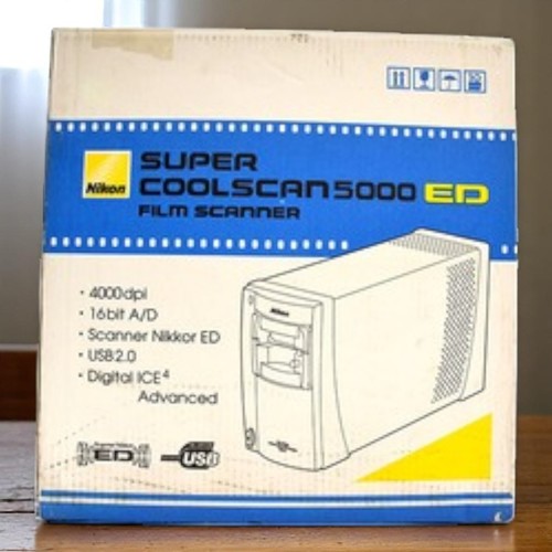 [in BOX] Nikon SUPER COOLSCAN LS-5000ED FILM SCANNER w/ SA-21 From ...