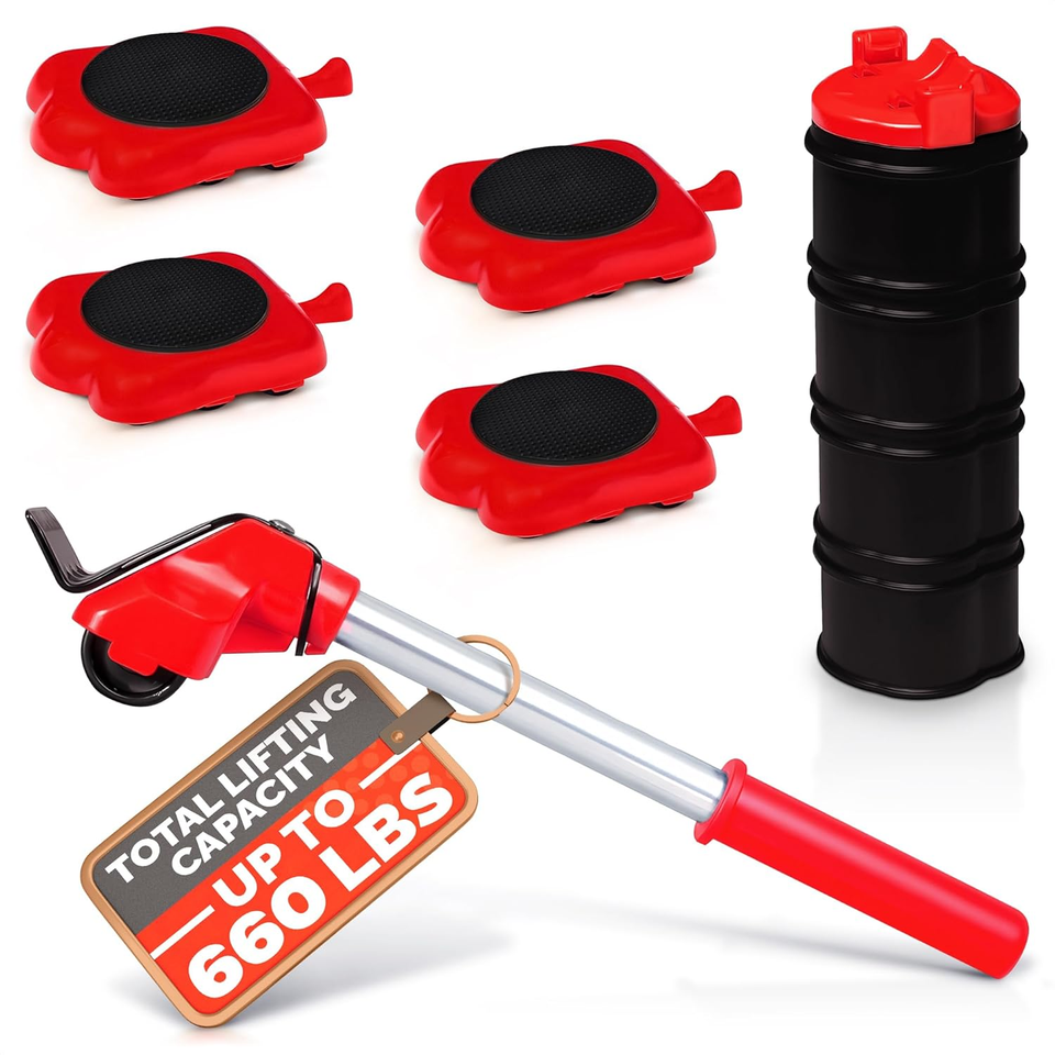 Heavy Furniture Movers with Wheels – Furniture Lifter Tool for Easy ...