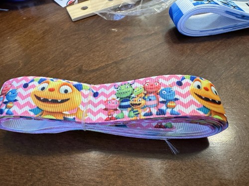 5 YARDS Henry Hugglemonster Roarsville Ribbon Cheer Bow Lanyard Crafts ...