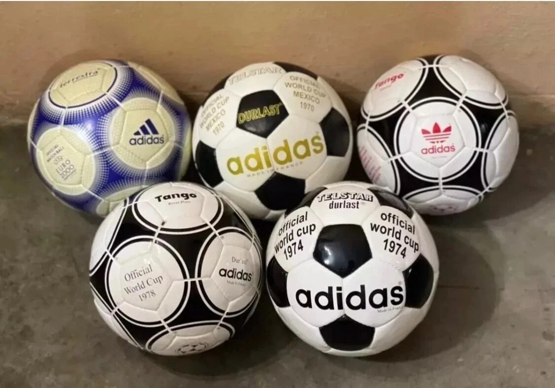 Adidas FIFA World Cup Soccer Ball Lot of 5 - Size 5, Historical ...