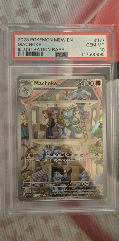 Machoke 177/165 PSA 10 / Caterpie 172/165 PSA 10 / 151 English Set ...