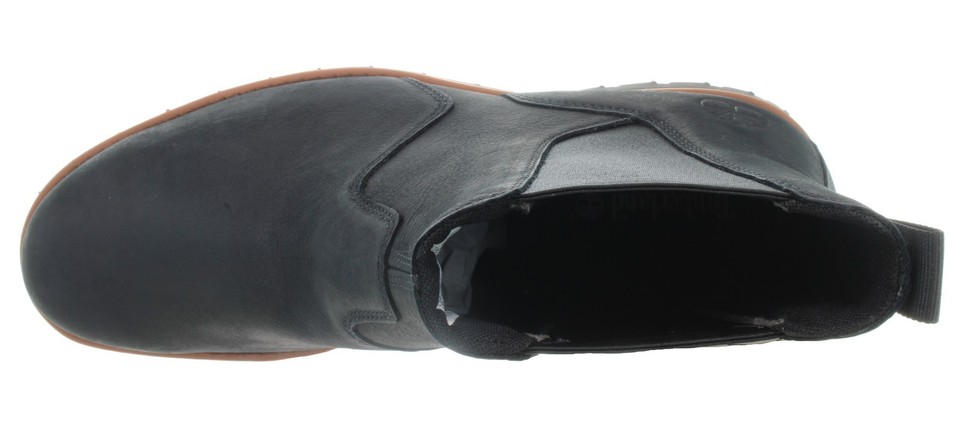 Timberland Men's ATTLEBORO CHELSEA MID Jet Black Boots Size 13 NIB | eBay