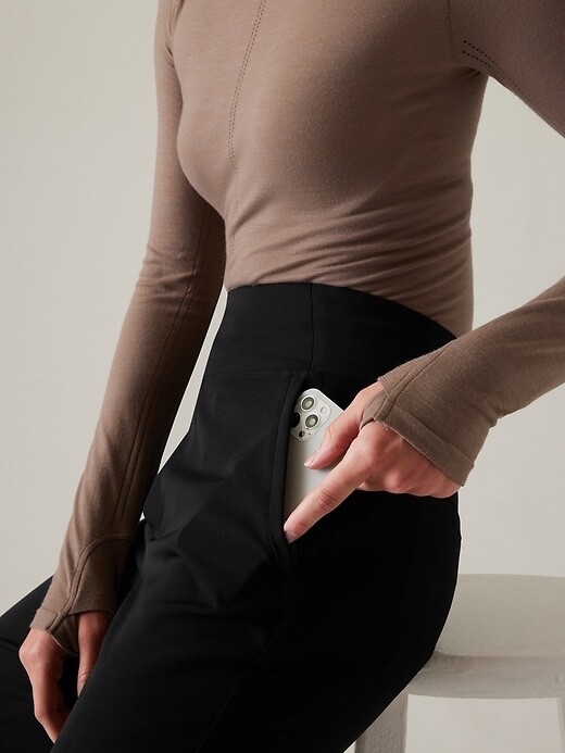 ATHLETA Endless High Rise Pant 6 ( S Small ) Black #533636 NEW | eBay