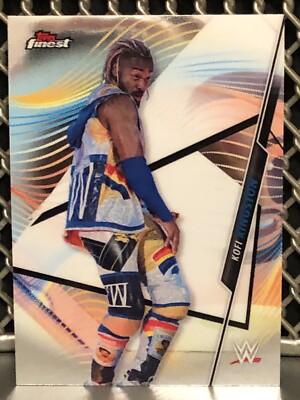 2020 Topps Finest Kofi Kingston WWE Wrestling Card #50 WWF Superstar ...