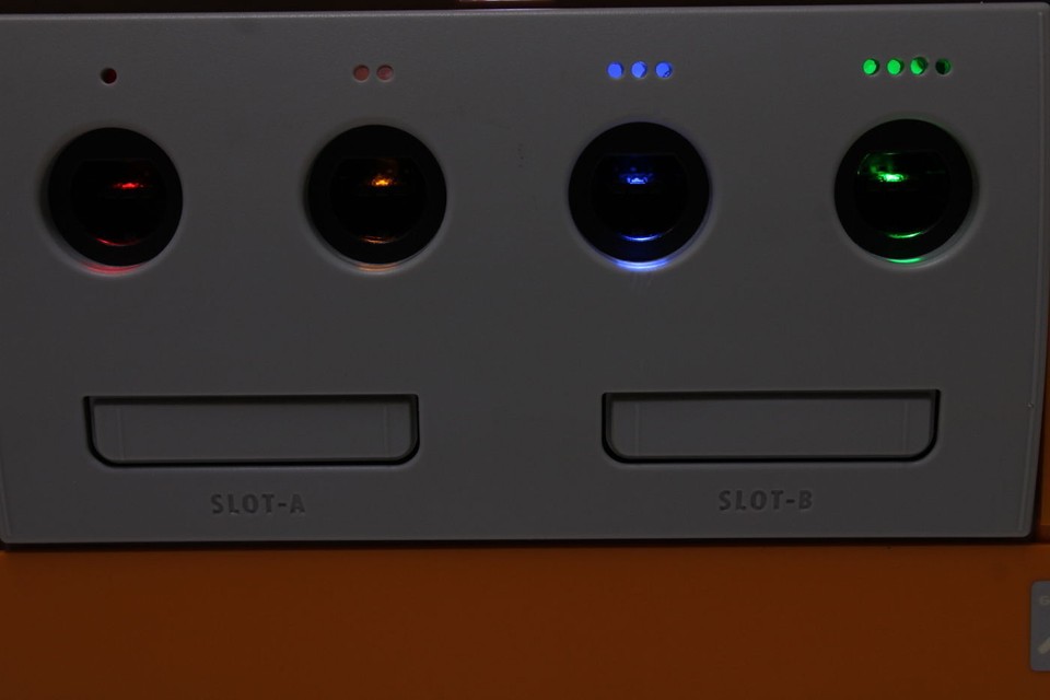 Nintendo GameCube Controller Port Custom LED Face Plate Mod GC NGC ...