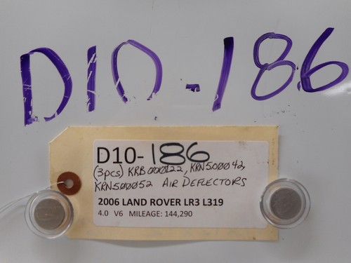 2006 LAND ROVER LR3 3 PCS AIR DEFLECTORS KRB000122 KRN50042 KRN50052 | eBay