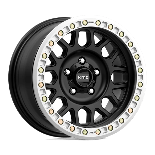 KMC KM234 GRENADE DESERT BEADLOCK Satin Black Rim: 20x9, 6x139.7/6x5.5 ...