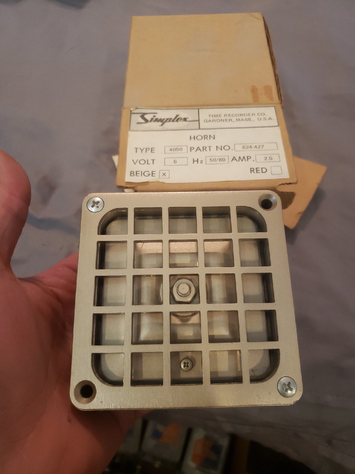 Vintage Simplex 4050 Fire Alarm 120vac 328m for sale online | eBay