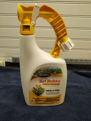 Scotts 32 oz Concentrate Liquid Turf Builder Plus 2 Weed Control ...