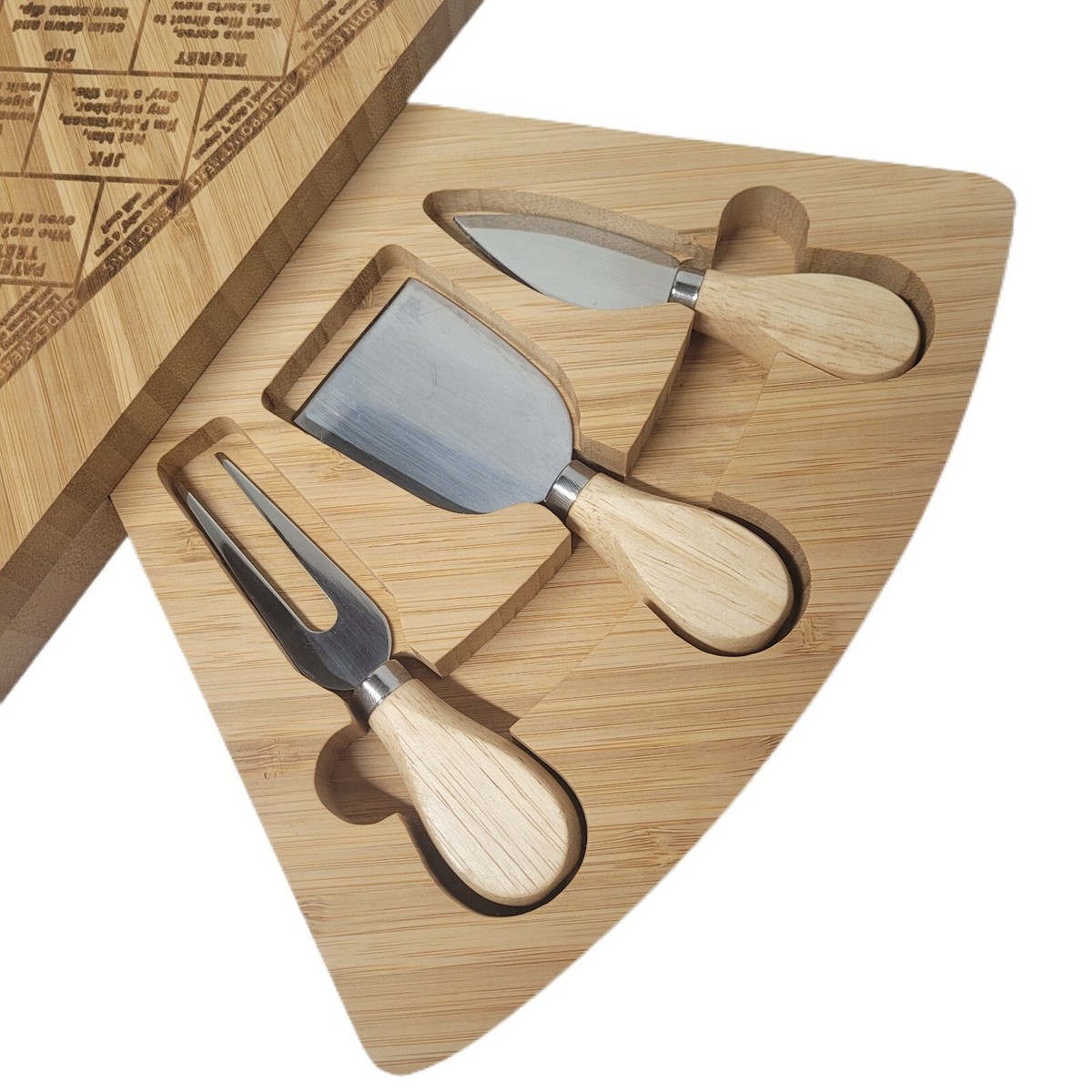 Cheese Cutting Boards And Utensils Mariner 9" Lazy Susan Style Wood
