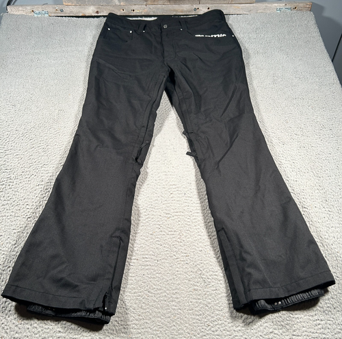 Nomis Ski Snow Pants Men Large (36x31) Lined Black Insulated Outdoors Ankle Zip 883987617047| eBay