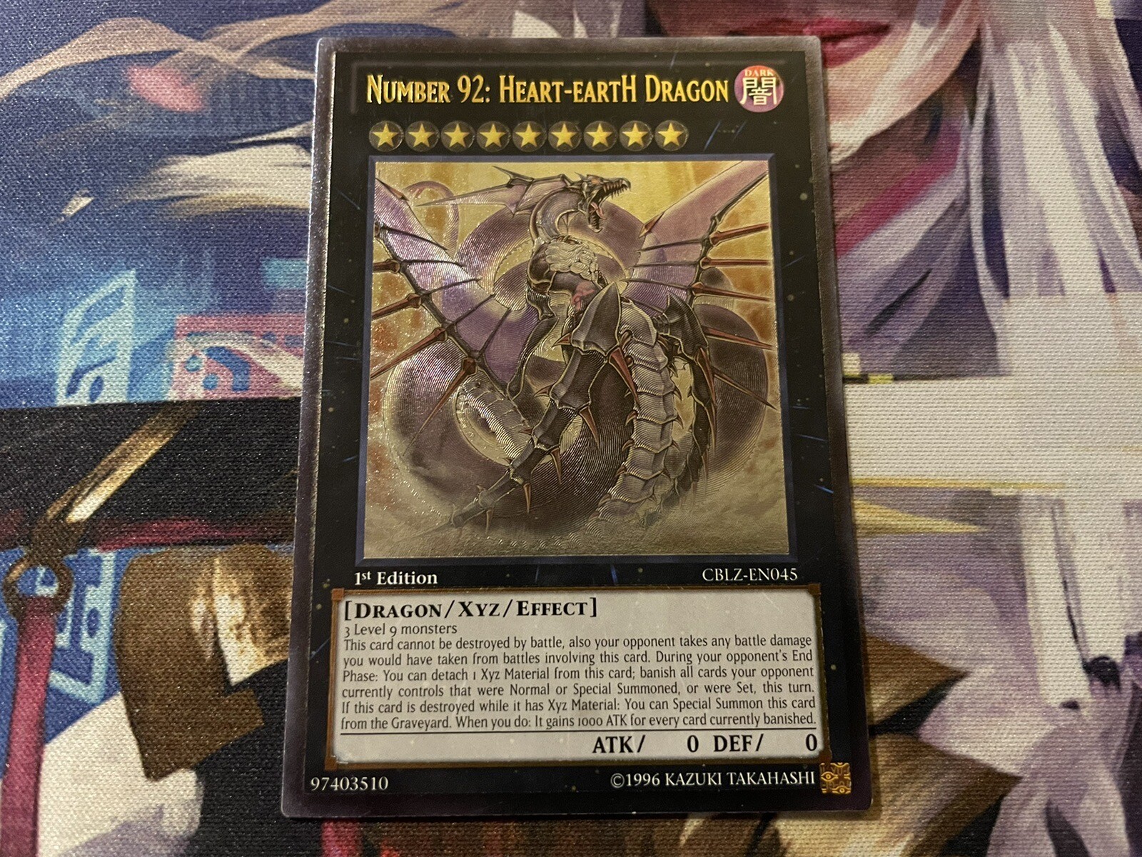 Number 92 False Skeletal God Dragon Heart Earth Dragon